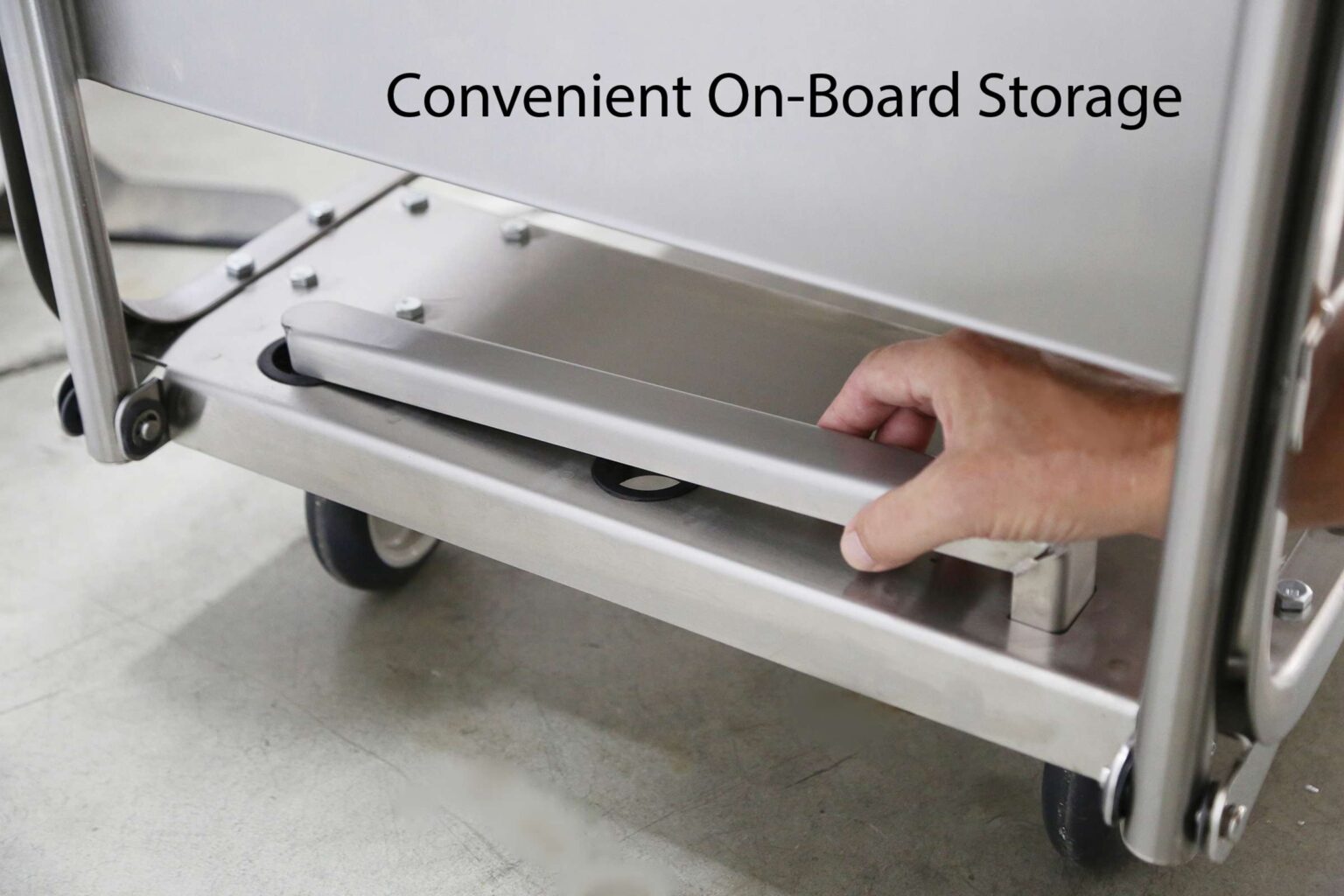 Lakeside 169168 Push-Pull Stowable Drawbar - Lakeside Foodservice