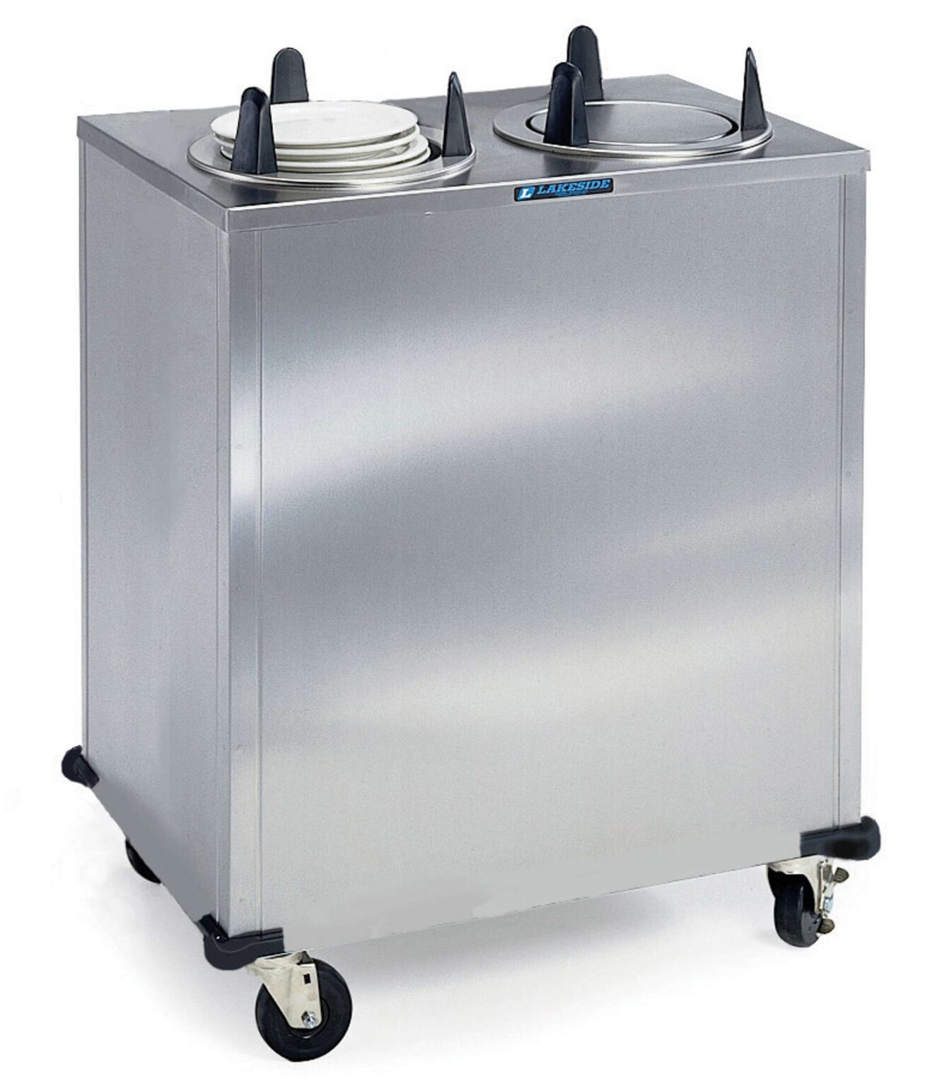 Lakeside 5205 Mobile Plate Dispenser, Non-Heated, Two Stack, for 5-1/8 ...