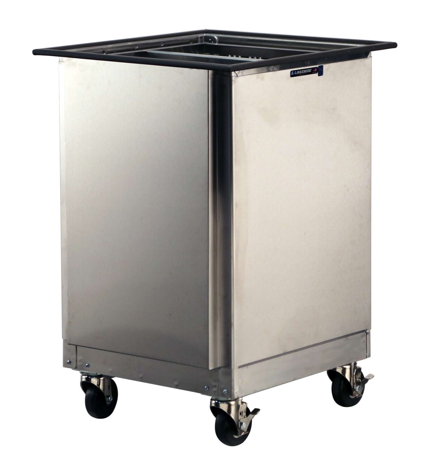 Lakeside 2819 Dual Platform Mobile Tray Dispenser for 15" x 20" Trays ...