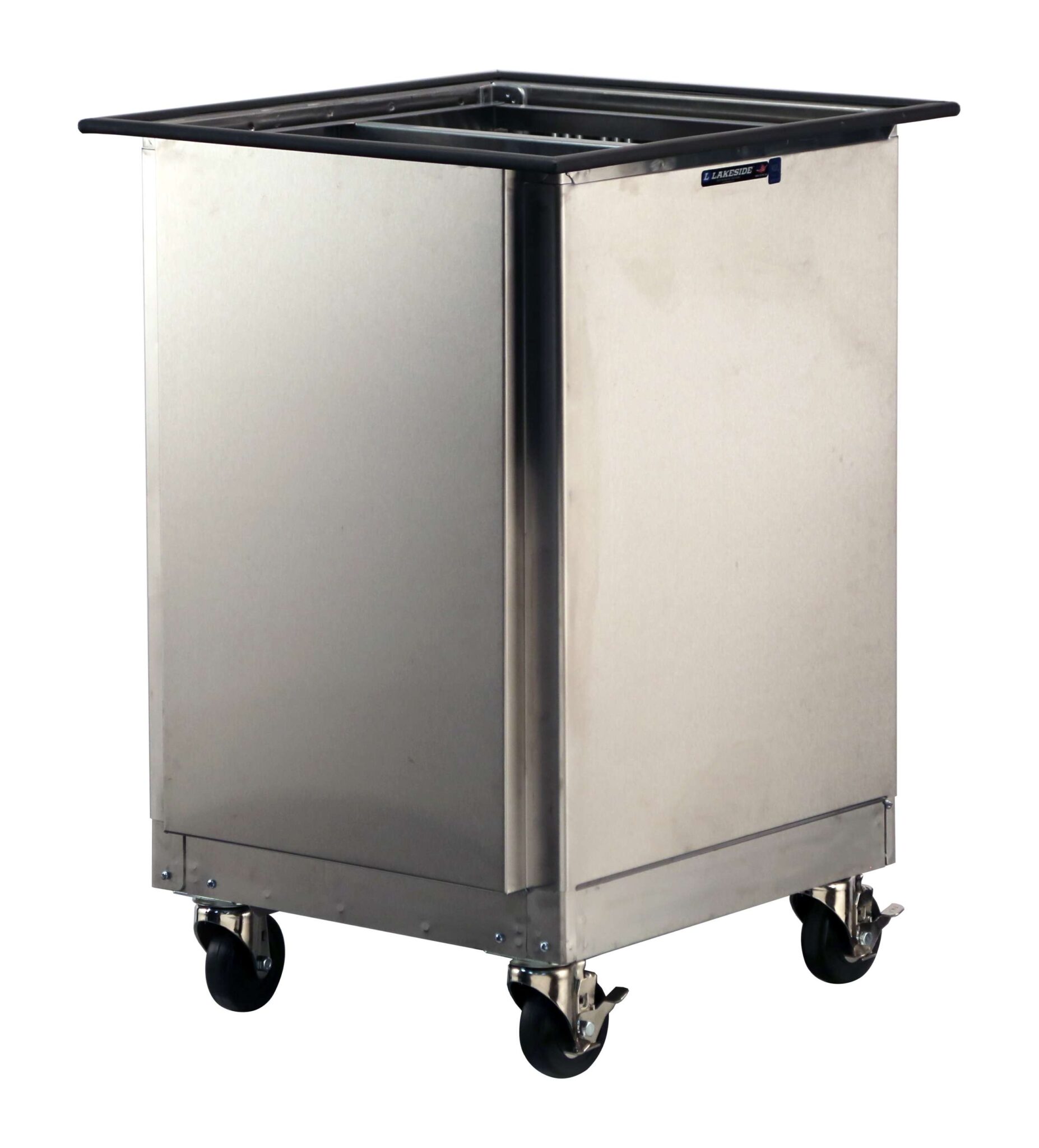 Lakeside 2819 Dual Platform Mobile Tray Dispenser for 15" x 20" Trays ...