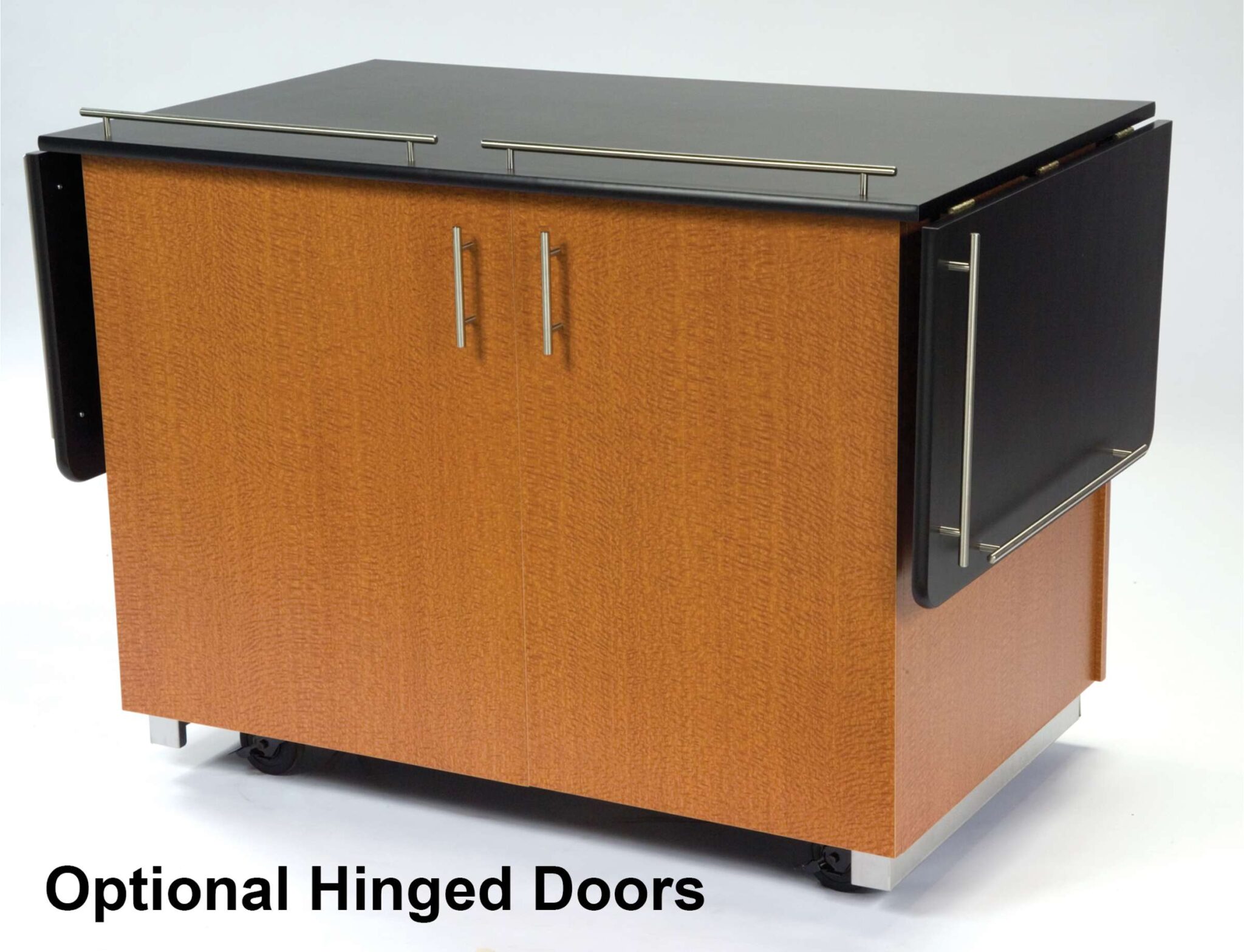 Lakeside 6855 Breakout Dining Station with Laminate Finish, Drop Leaves ...
