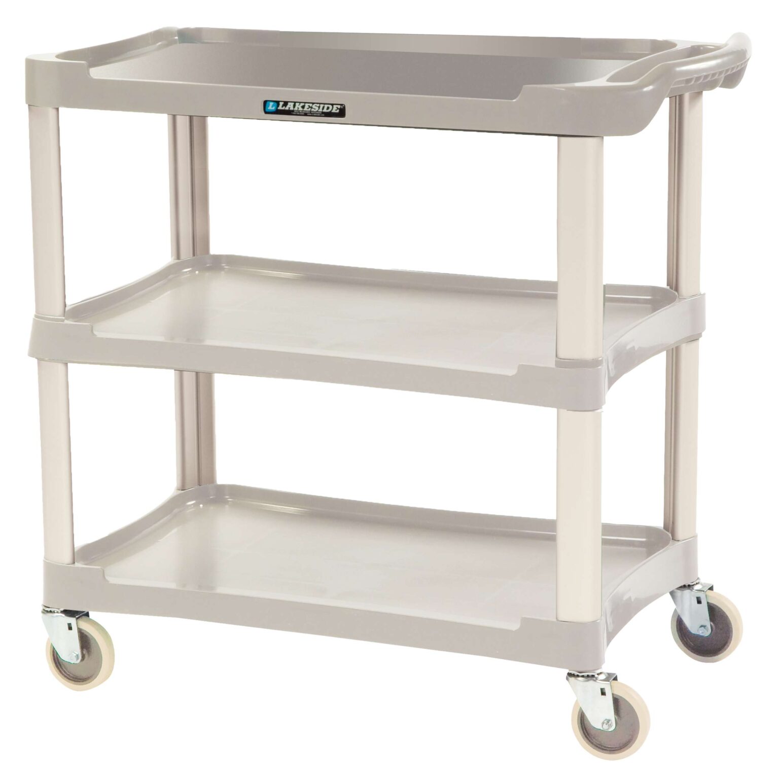 Lakeside 311 Stainless Steel Utility Cart, 3 Shelf: 15-1/2" x 24", 300 ...