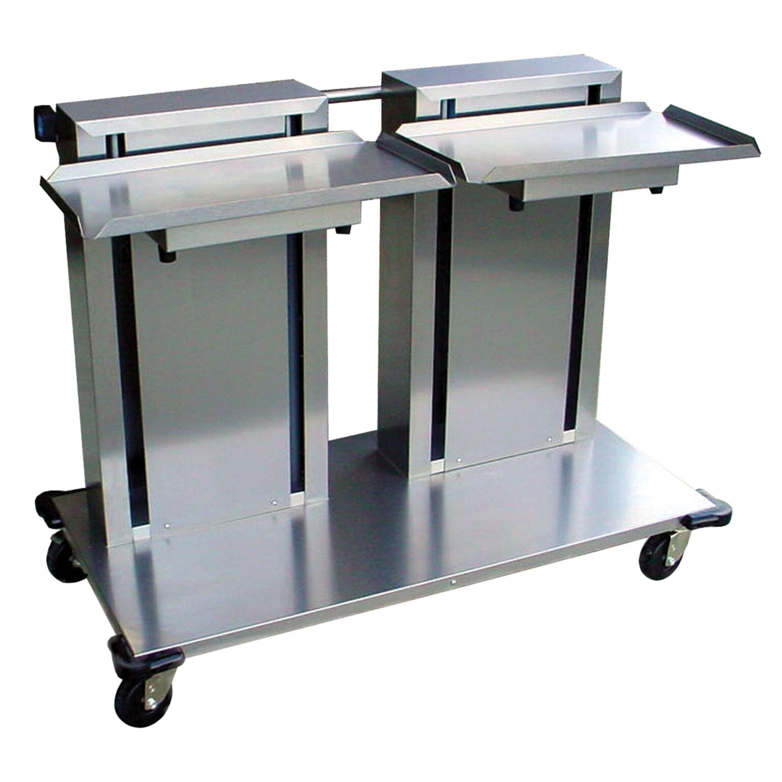 Lakeside 2819 Dual Platform Mobile Tray Dispenser for 15" x 20" Trays ...