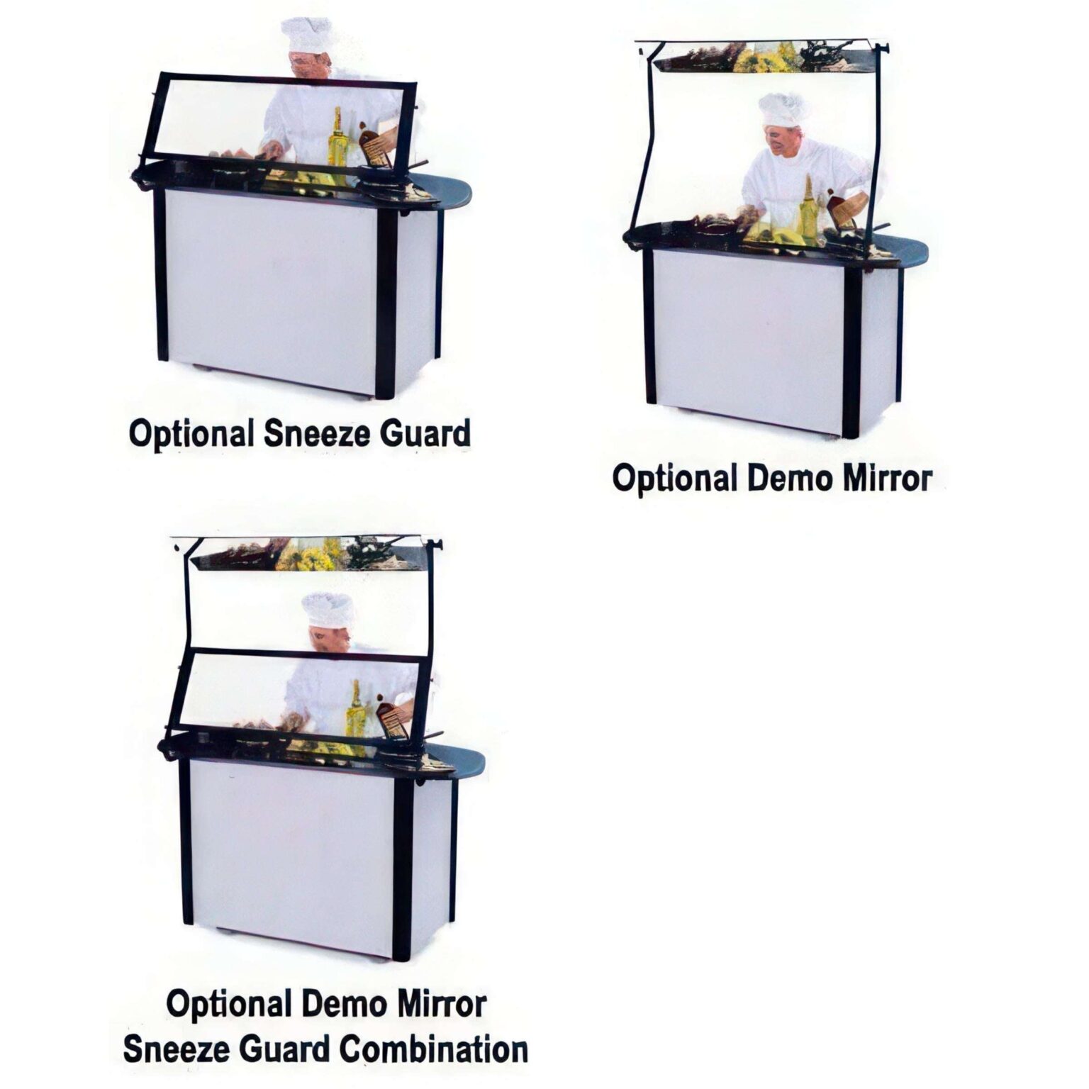 Lakeside 307013 Creation Station™ Mobile Cooking Station, Stainless ...