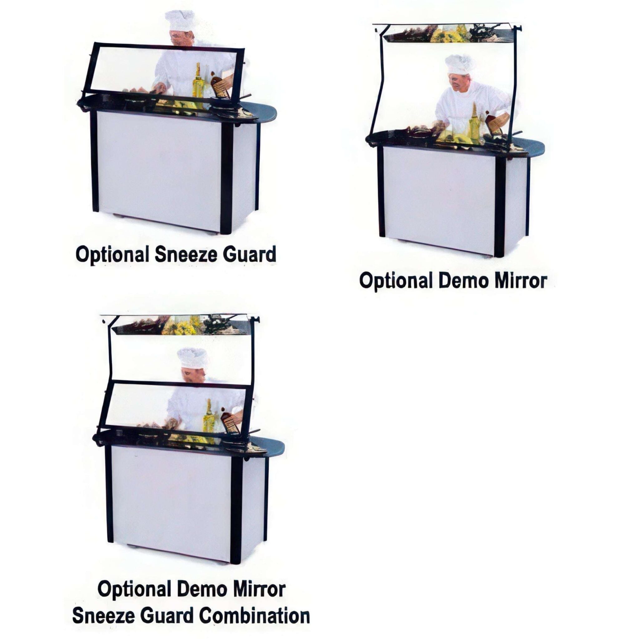 Lakeside 307013 Creation Station™ Mobile Cooking Station, Stainless ...