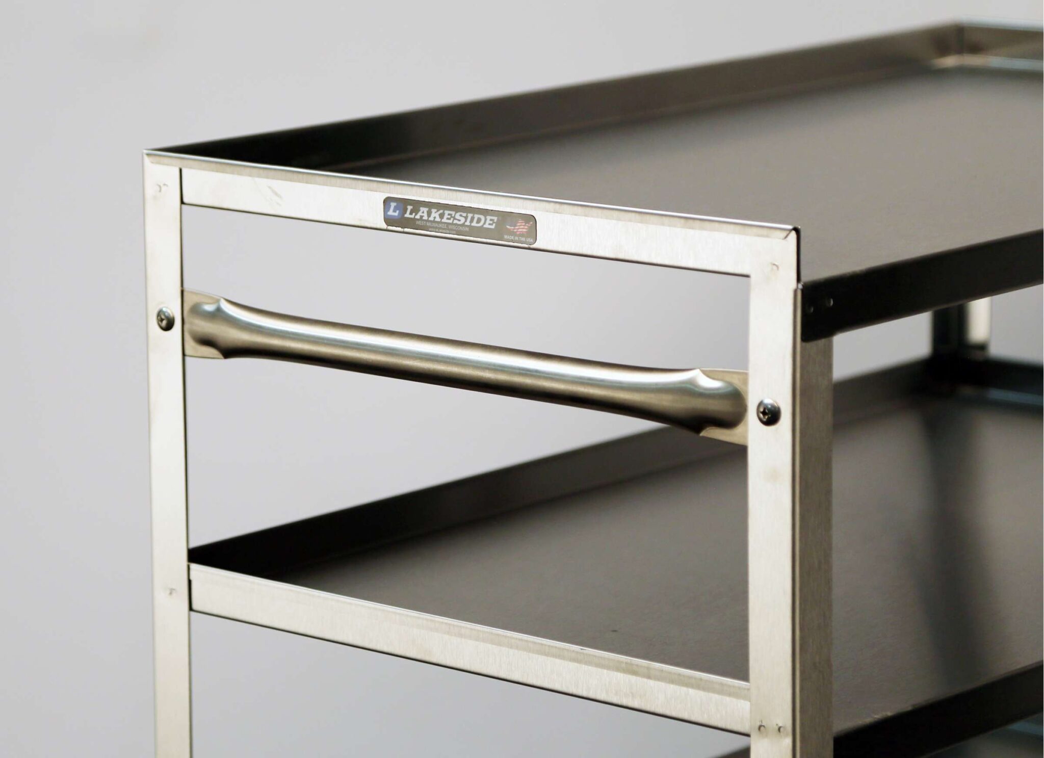 Lakeside 357 Multi-Shelf Cart with Recessed Handle, 5 Shelf: 18" x 31 ...