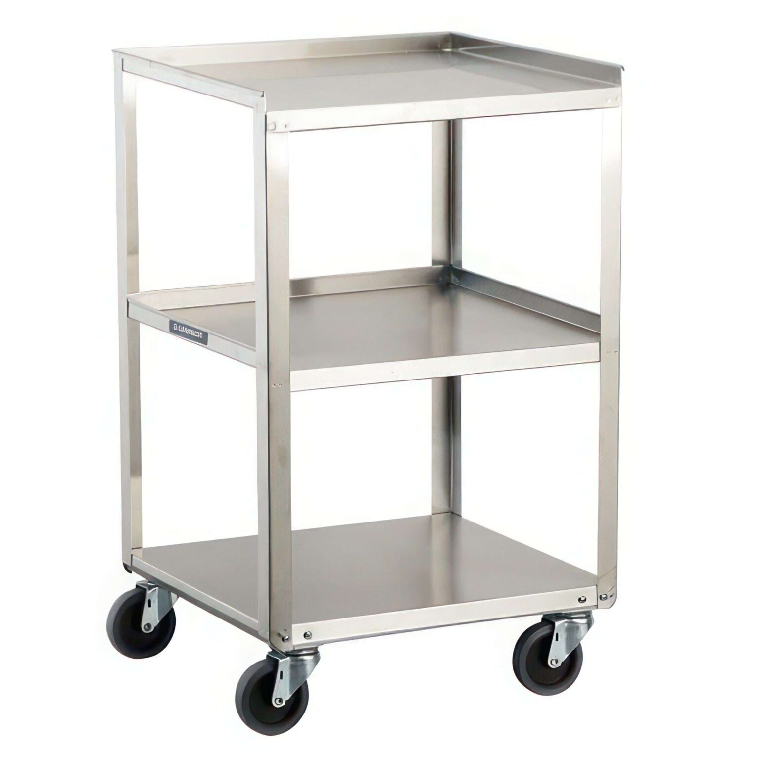 Lakeside 311 Stainless Steel Utility Cart, 3 Shelf: 15-1/2" x 24", 300 ...