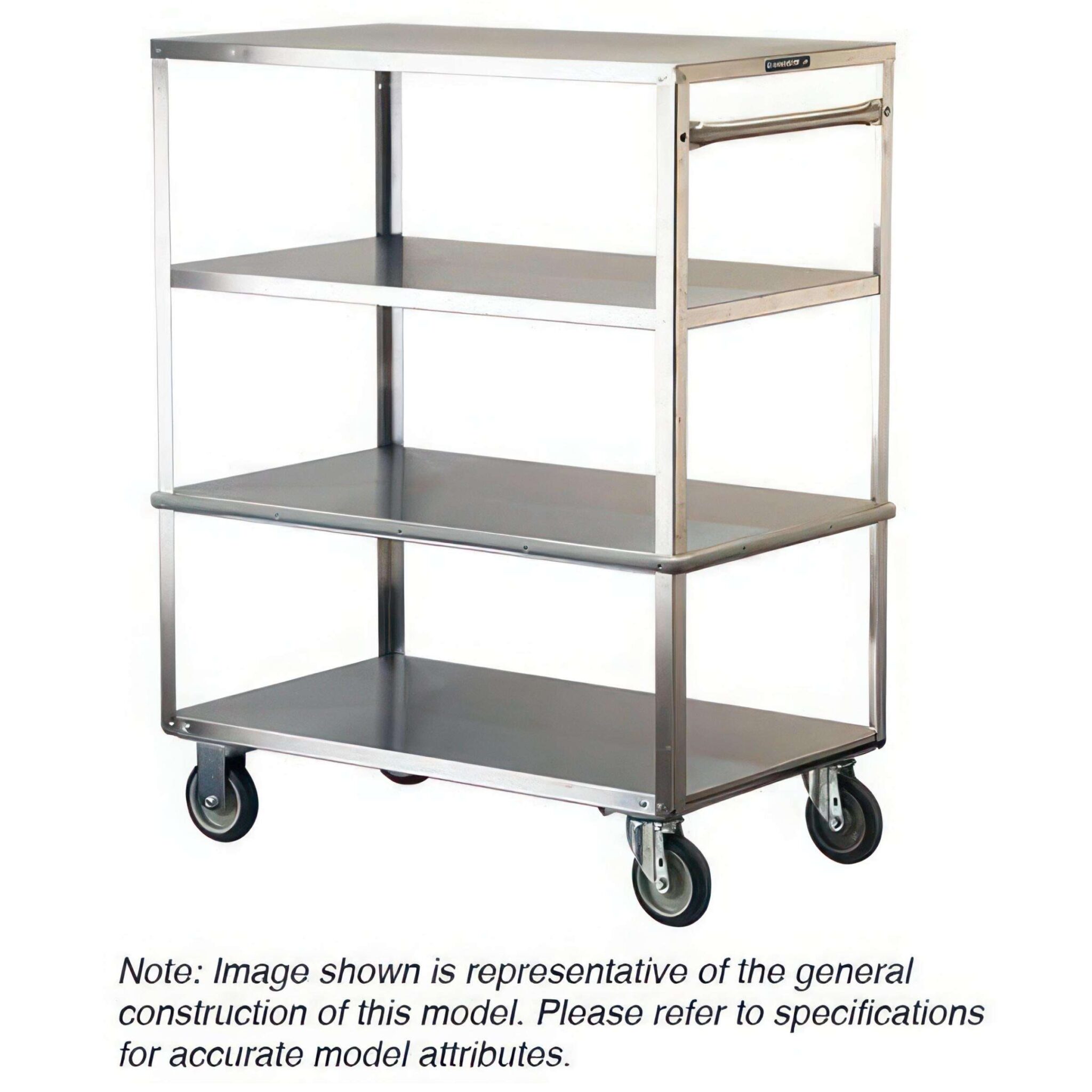 Lakeside 446 Multi-Shelf Cart with Recessed Handle, 4 Shelf: 21" x 35 ...