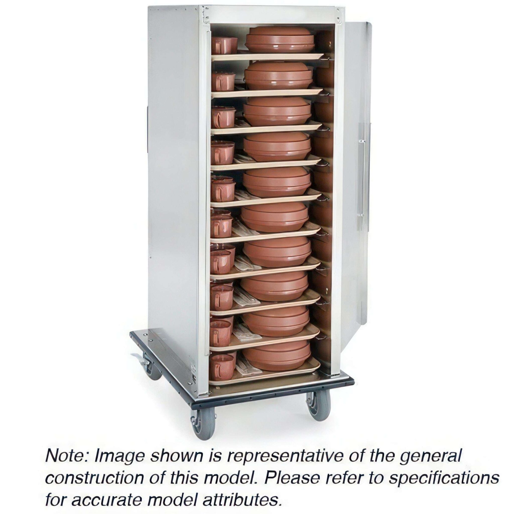 Lakeside 552 Economy Tray Delivery Cart, 15 x 20 Trays, 24 Tray ...