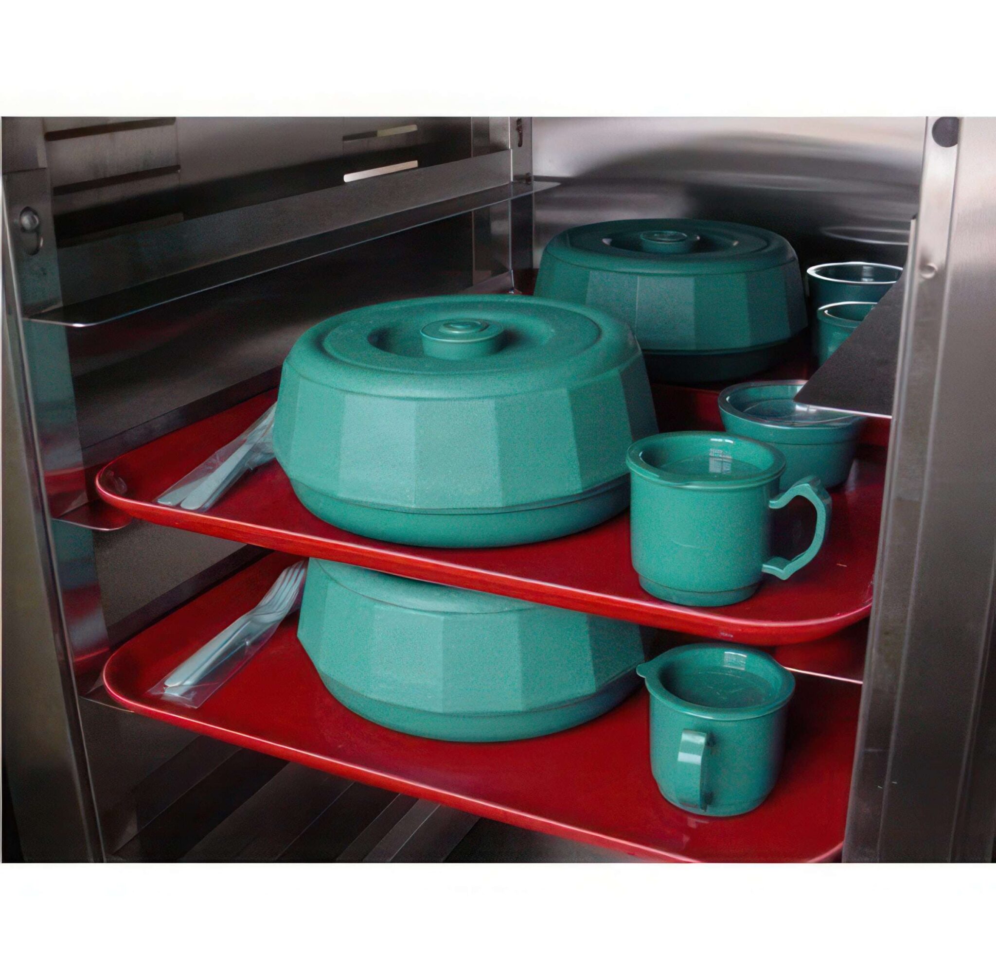 Lakeside 5628 Elite Series Tray Delivery Cart, Low Profile, 28 Tray ...