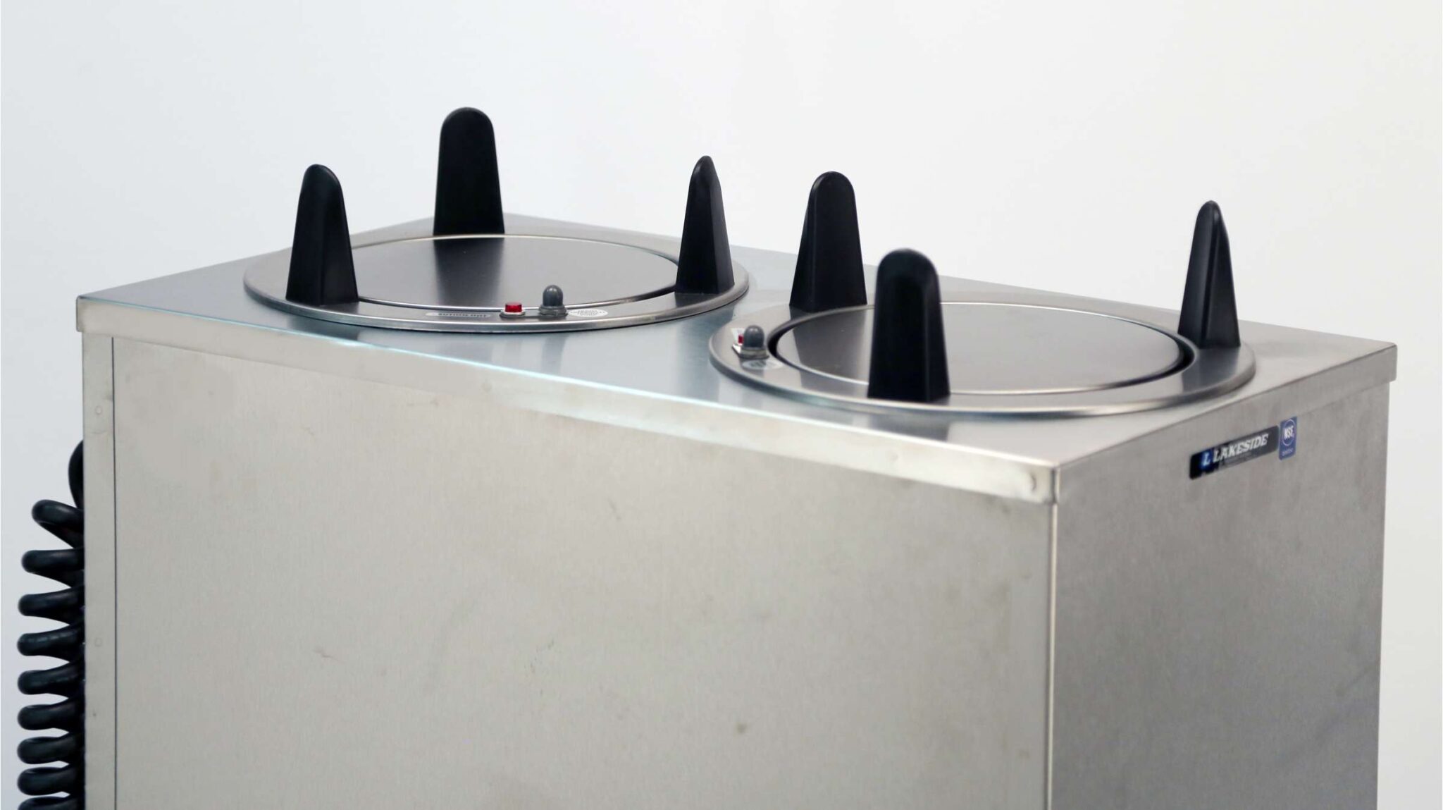 Lakeside 6210 Mobile Plate Dispenser, Heated, Two Stack, for 9-1/4 to ...