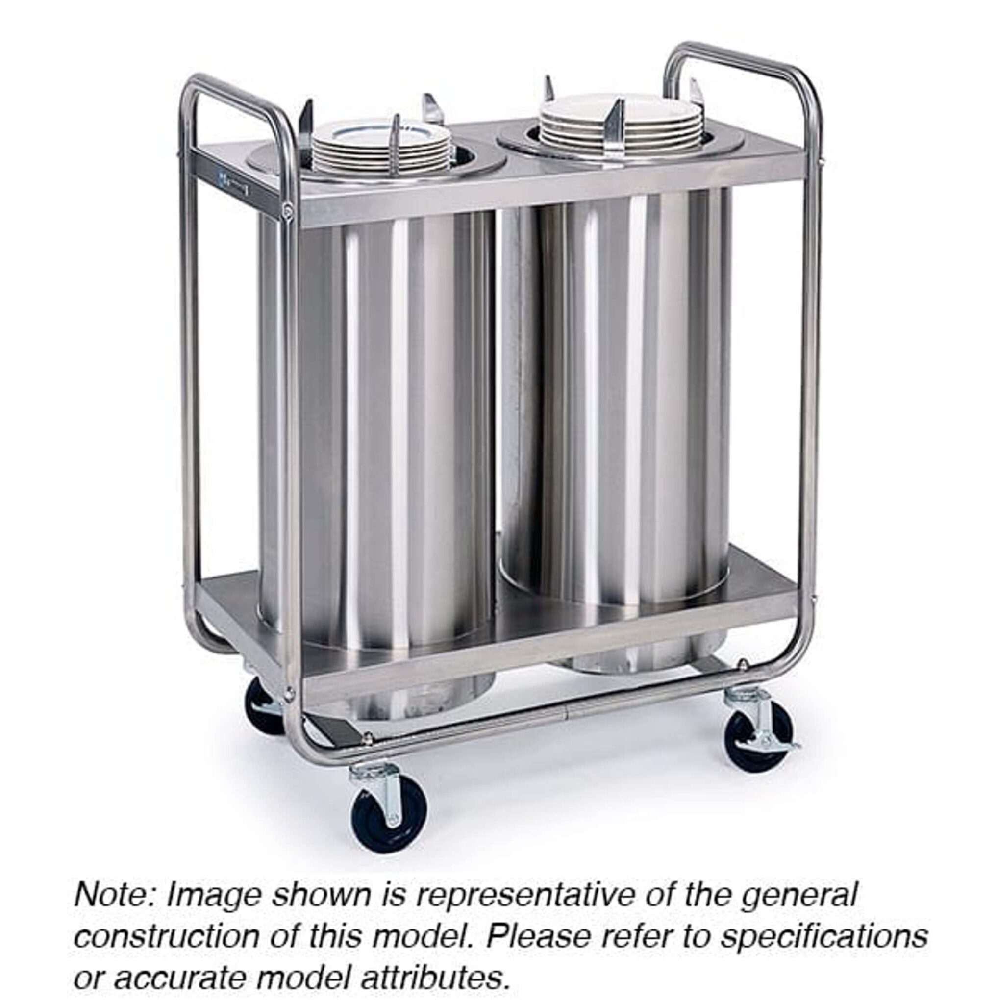 Lakeside 778 Mobile Plate Dispenser, Heated, Adjust-a-Fit® Tubular ...