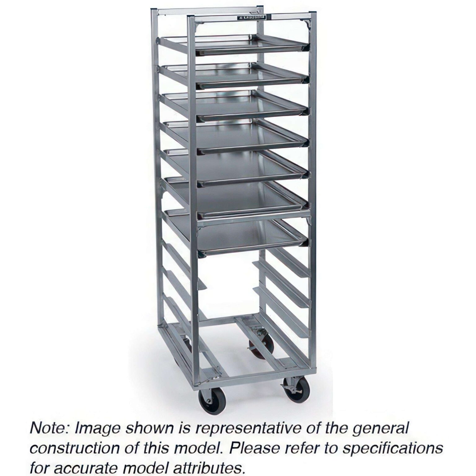 Lakeside 8567 Aluminum Sheet Pan Rack, 20 Pan Capacity, Ships Knocked ...