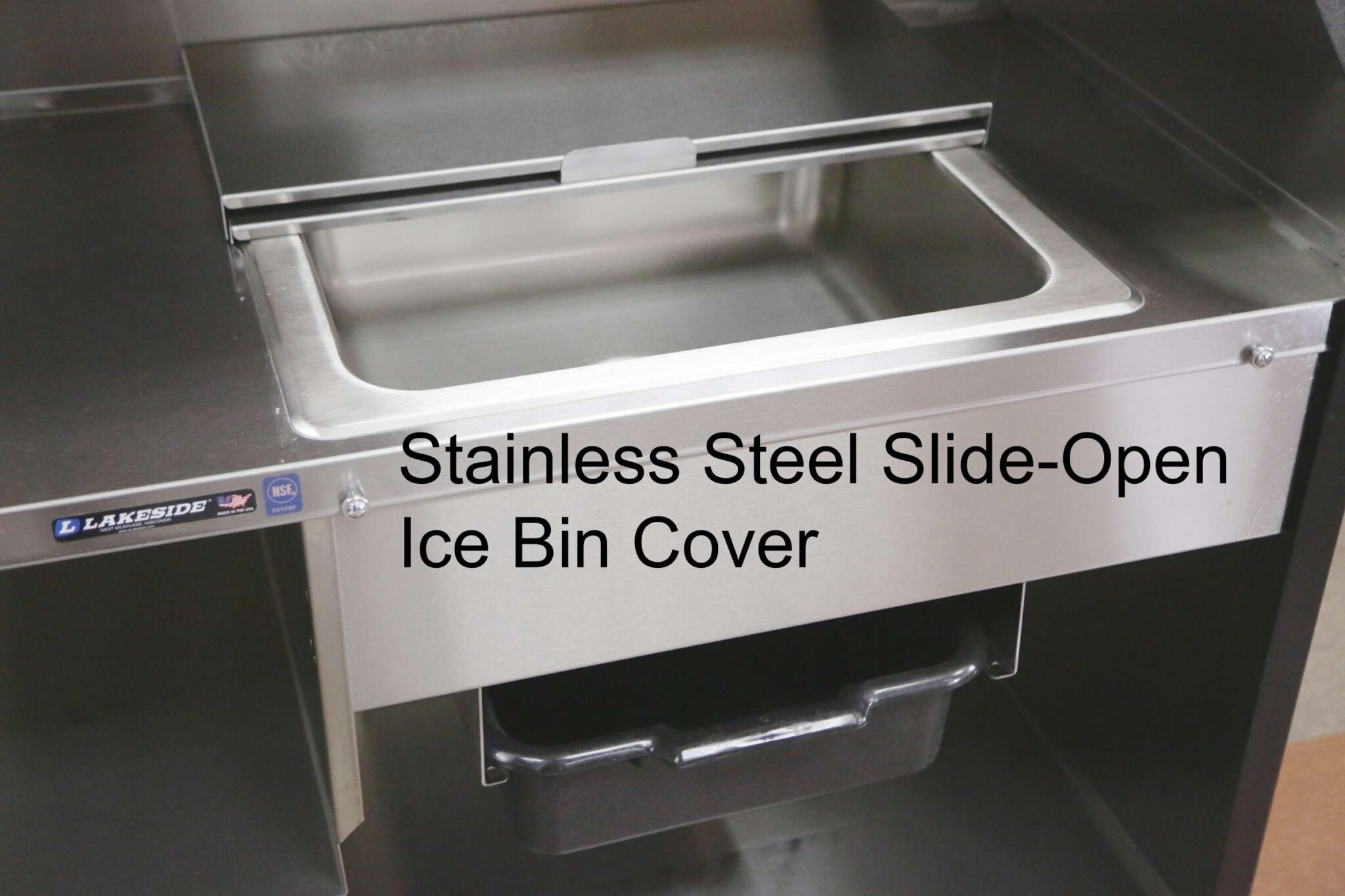 Lakeside 886 Portable Beverage Bar with (2) 40-Lb. Ice Bins, (2) Speed ...