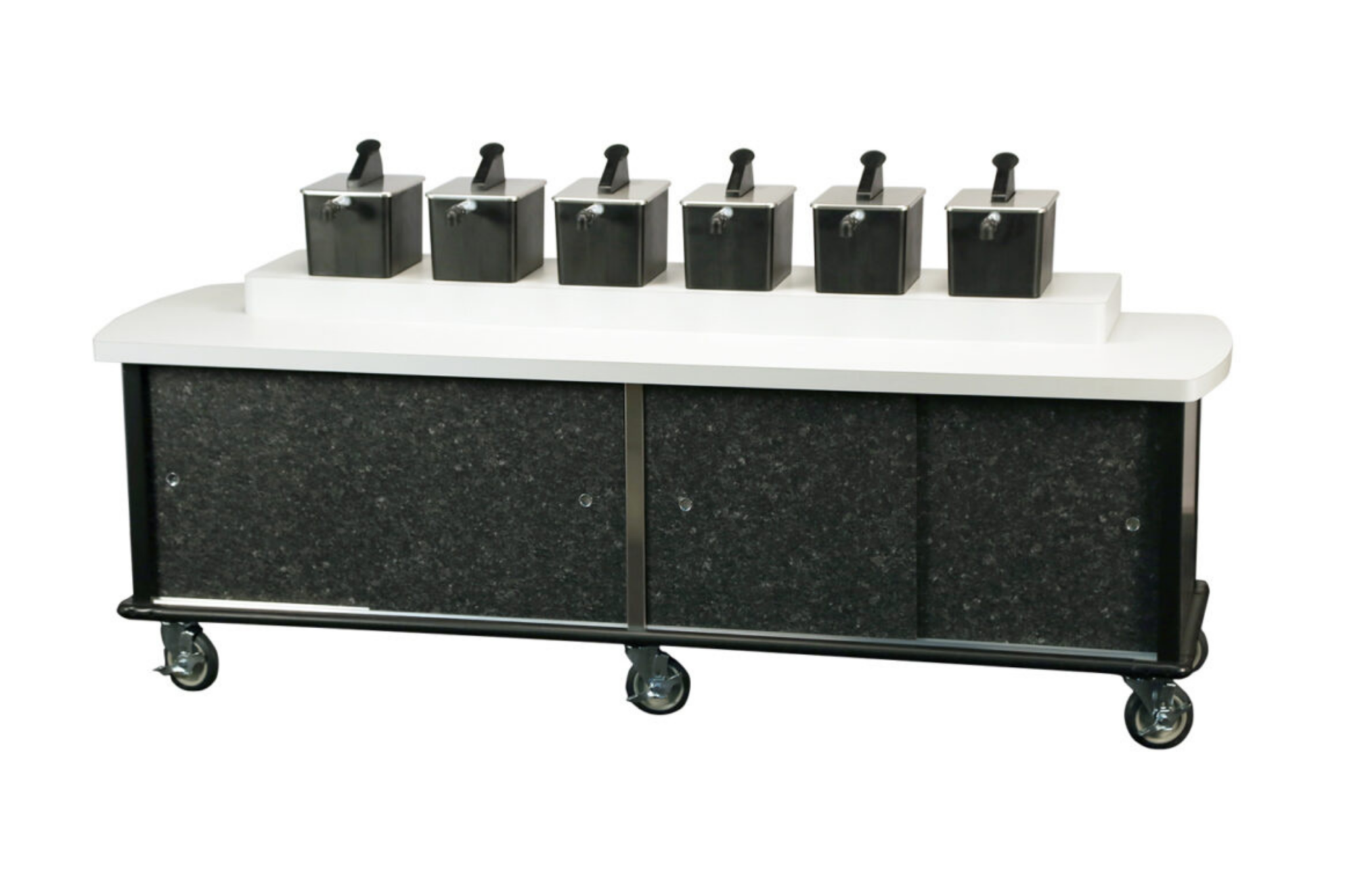 Lakeside 70200 E-Z Service 8-Pump/4-Product Mobile Condiment Station ...