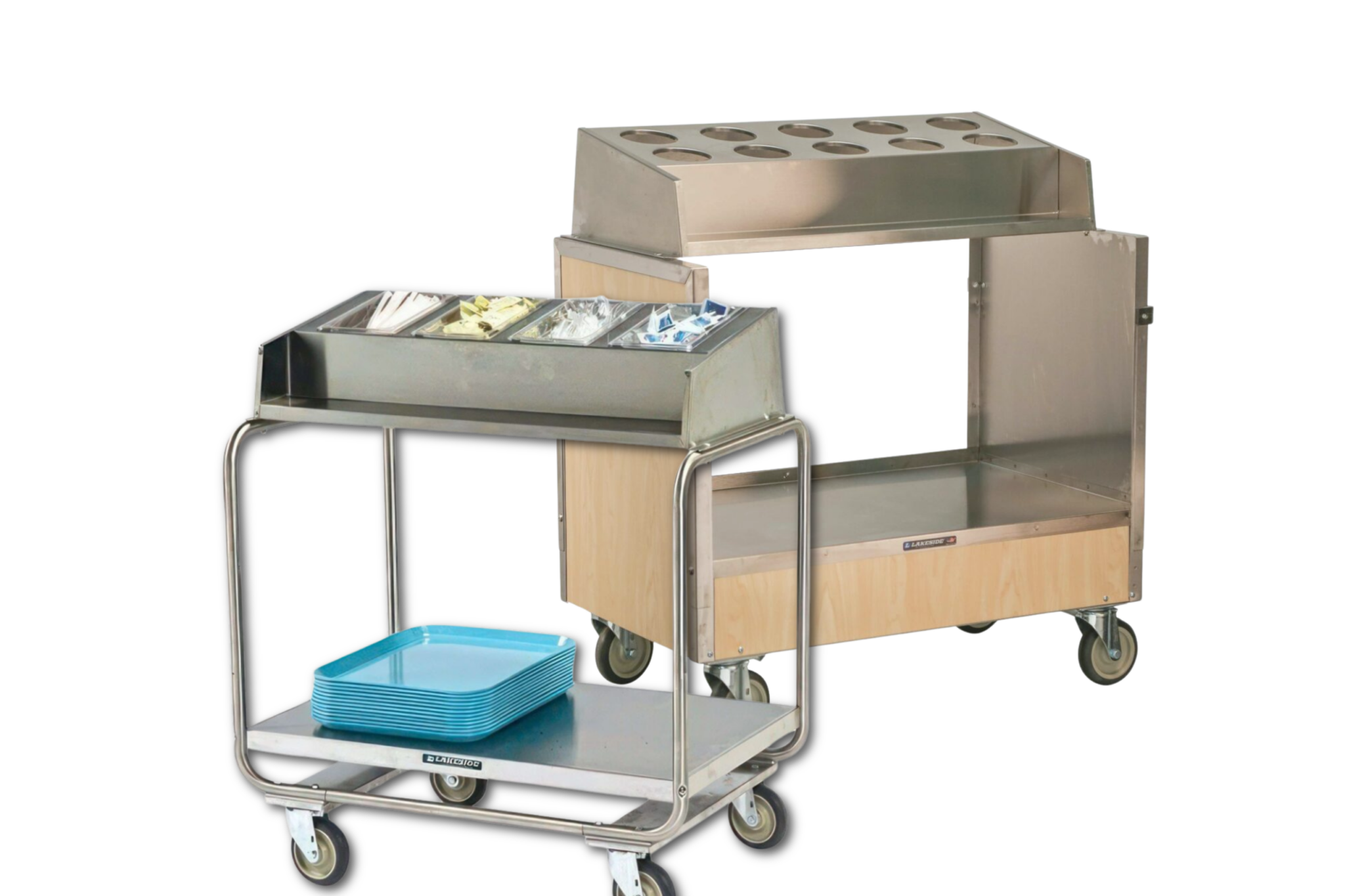 Tray & Flatware Carts - Lakeside Foodservice