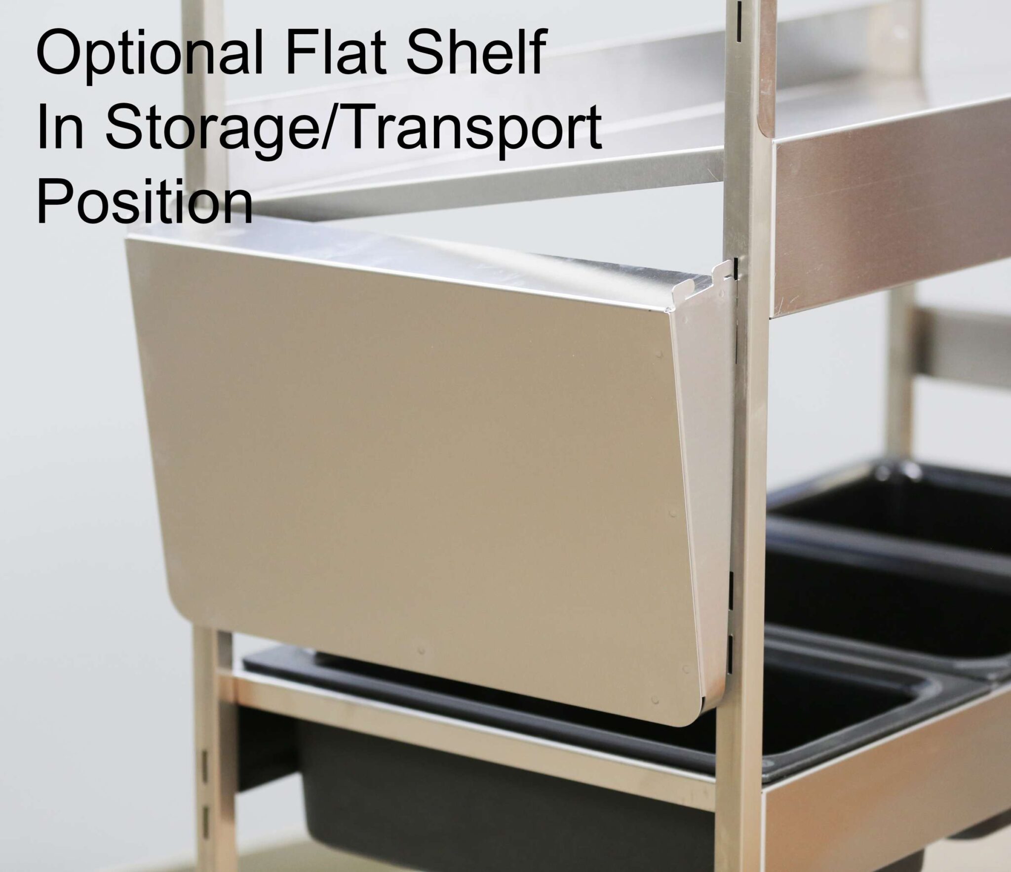 Modular Breakfast Cart, 3 Shelves, 4 Baskets per Shelf, Top Shelf: 47-3 ...