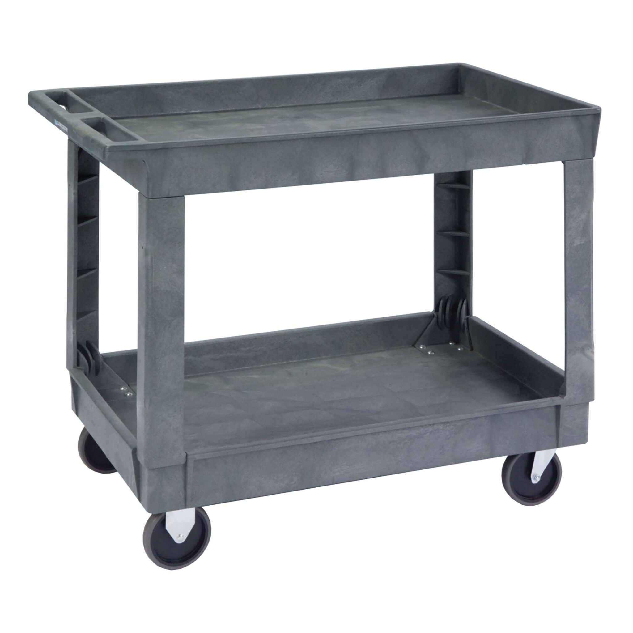 Lakeside 2523 Plastic Utility Cart with Deep Well Shelves, 2 Shelf: 24 ...
