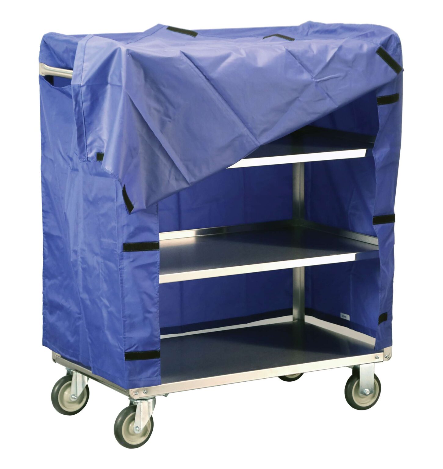 Lakeside 442 Linen Utility Cart with Nylon Cover, 4 Shelf: 21" x 33 ...
