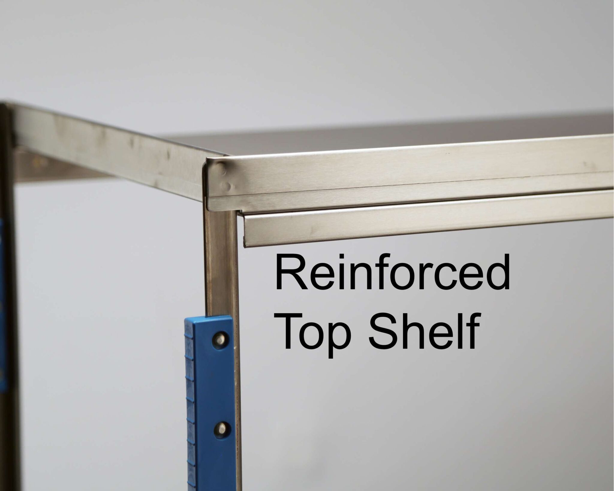Lakeside 558 Stainless Steel Utility Cart, NSF, 2 Shelf: 21" x 49 ...