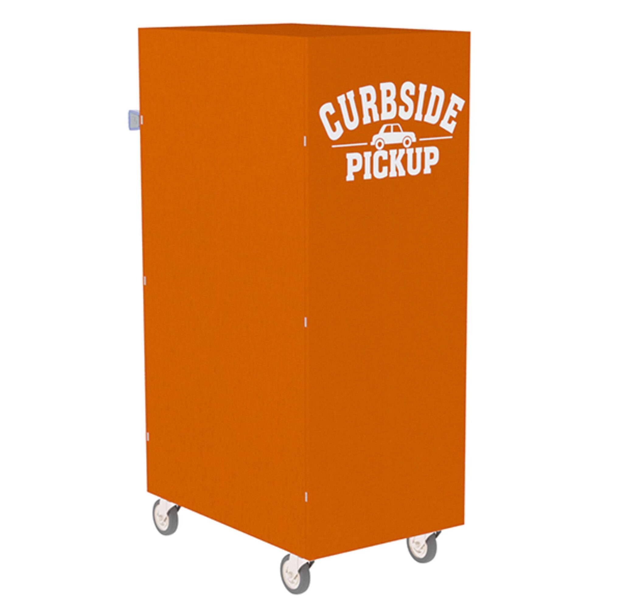 Lakeside 160553 Mobile Curbside Order Pickup Cart, Stainless Steel with ...