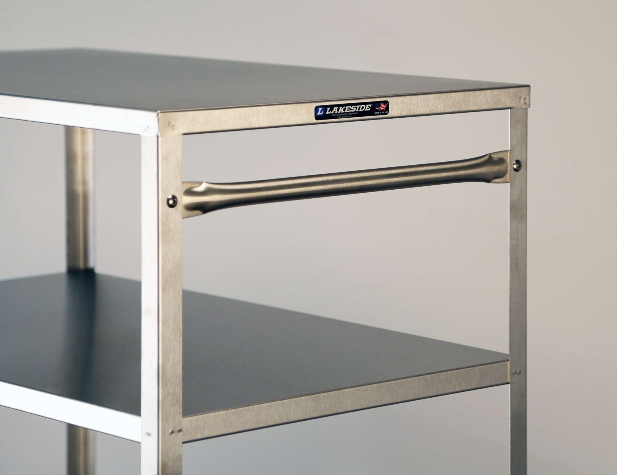 Lakeside 445 Multi-Shelf Cart with Recessed Handle, 4 Shelf: 21" x 35 ...