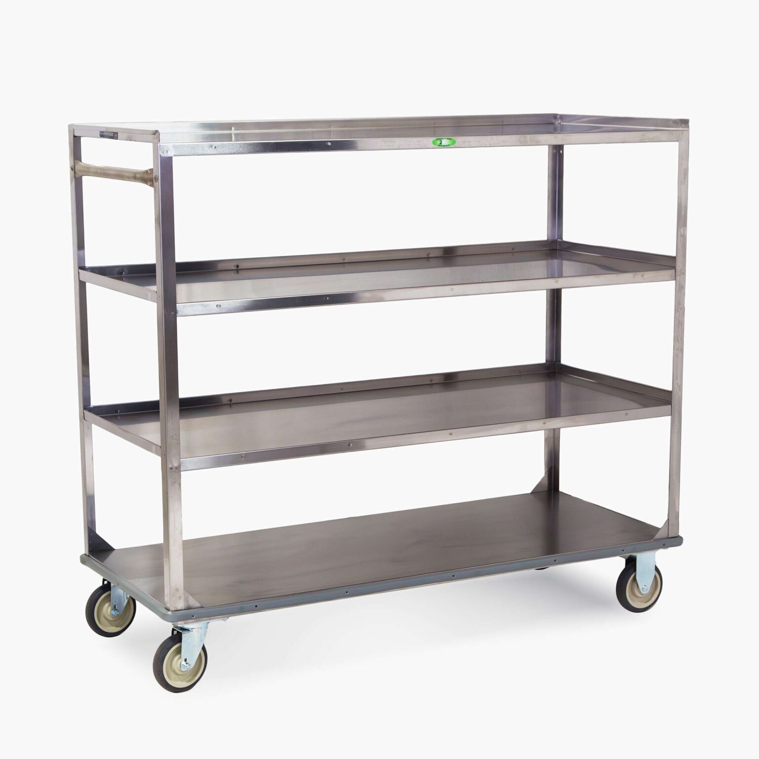 Lakeside 526 Guard Rail Utility Cart, 3 Shelf: 18" x 27", 500-Lb ...