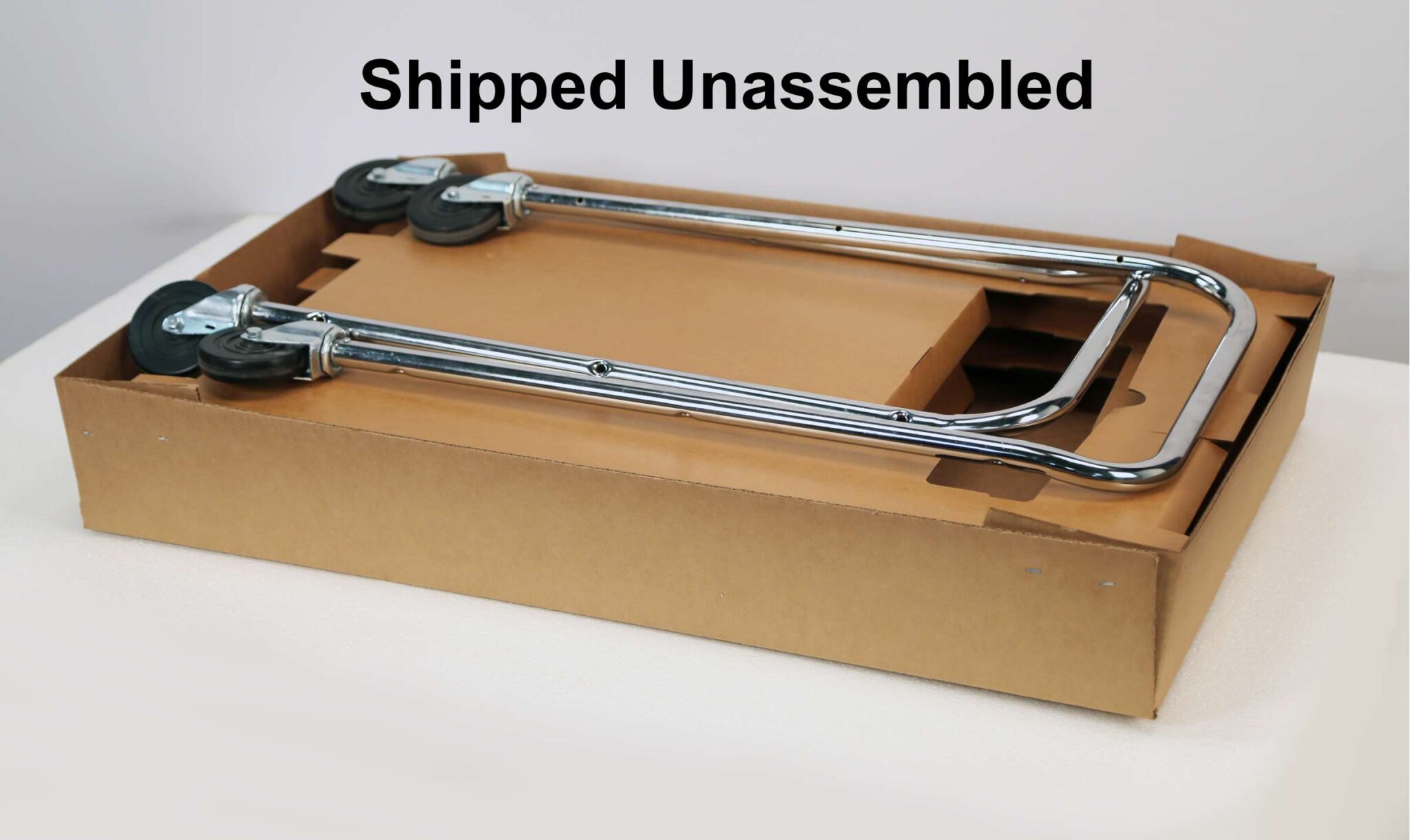 Lakeside 489 Tubular Utility Cart, NSF, Chrome Plated Frame, 3 Shelf ...