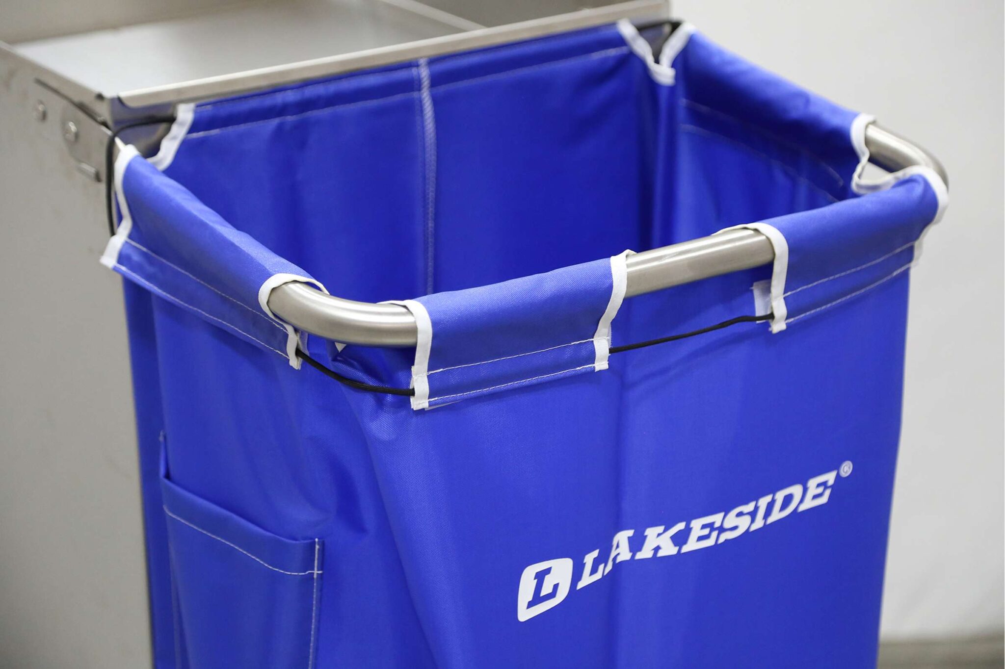 Lakeside 58070 Fold-Up Platform Janitorial Cart without Door, (1) Blue ...