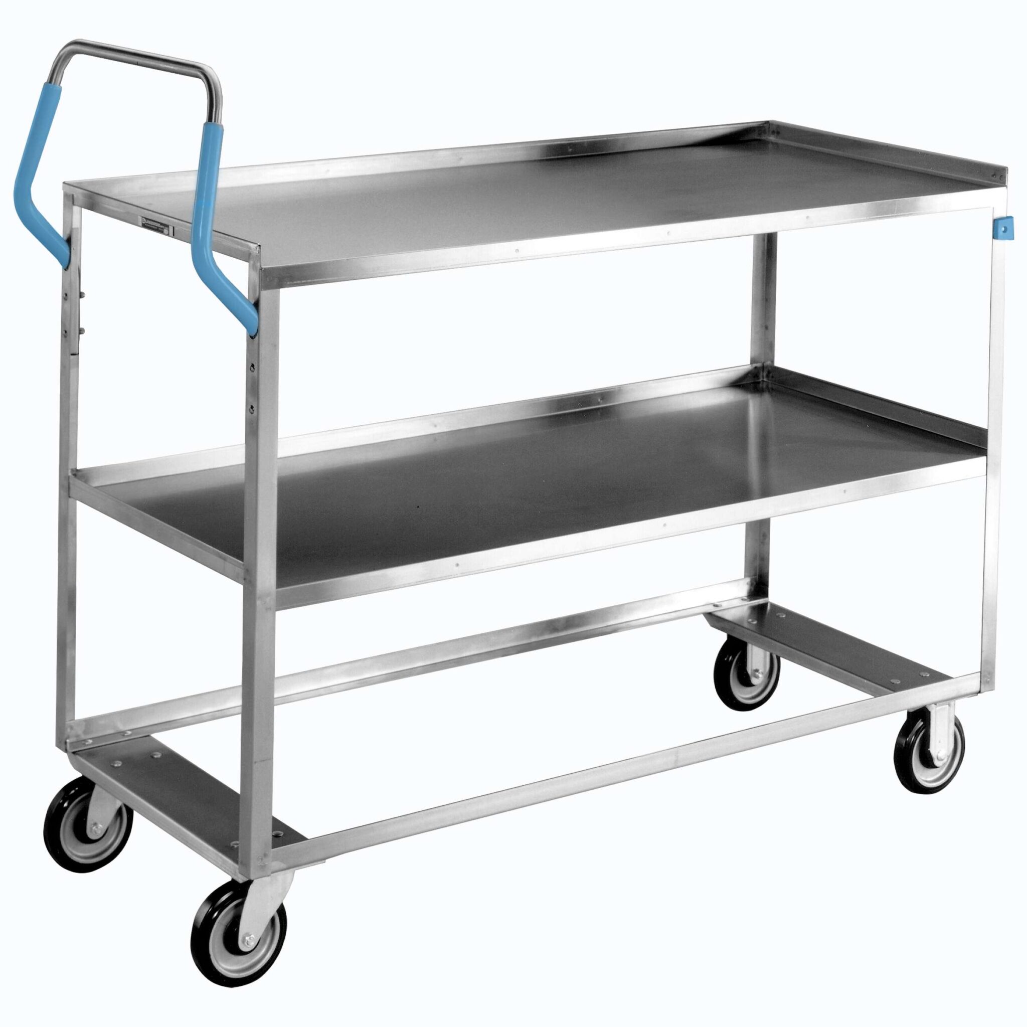 Lakeside 354 Multi-Shelf Cart, 4 Shelf: 18" x 31", 3 Edges Up, 1 Down ...