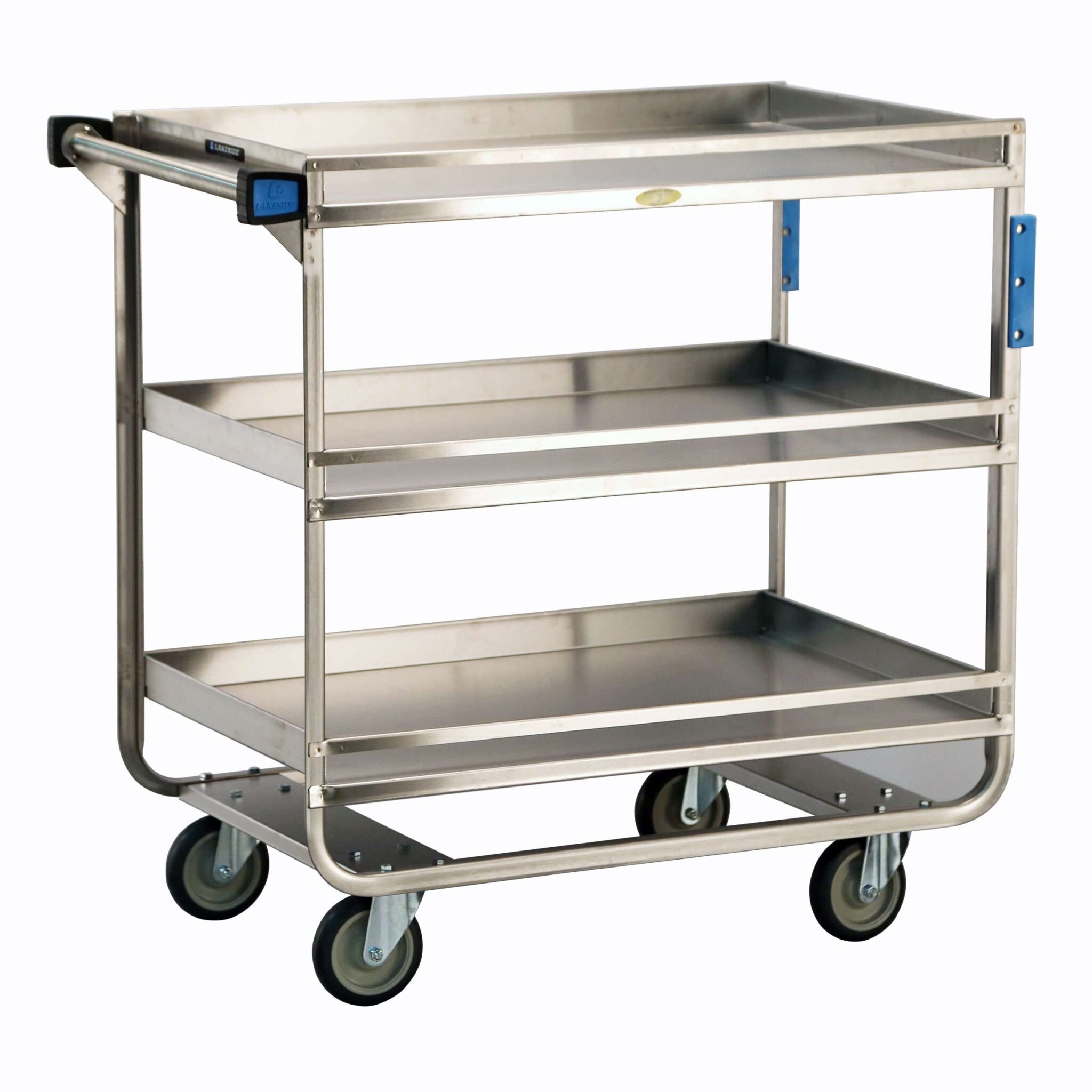 Lakeside 762 Multi-Shelf Cart, 6 Shelf: 21" x 49", All Edges Turned ...