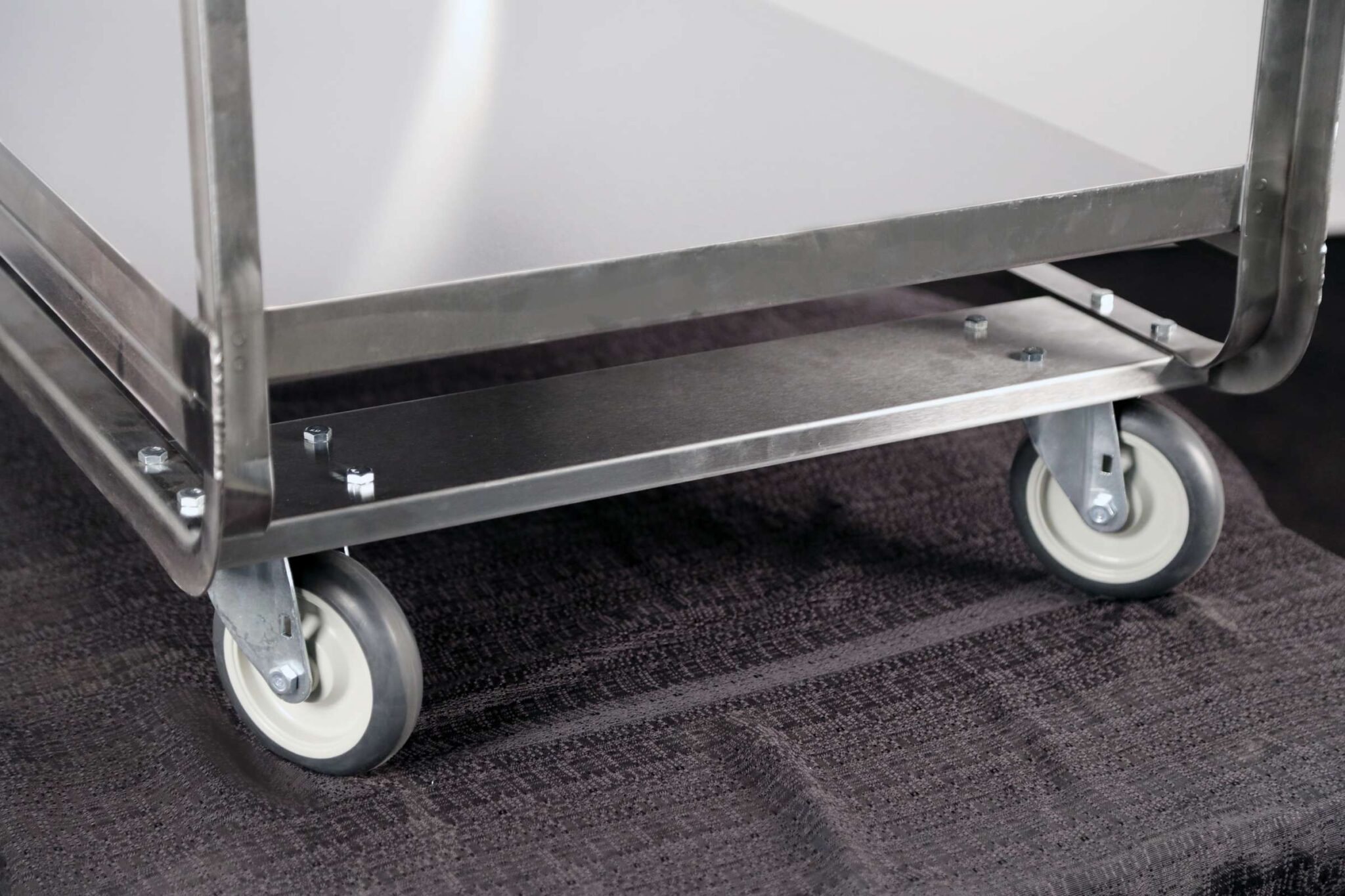 Lakeside 947 Stainless Steel Utility Cart, NSF, 2 Shelf: 24" x 36 ...