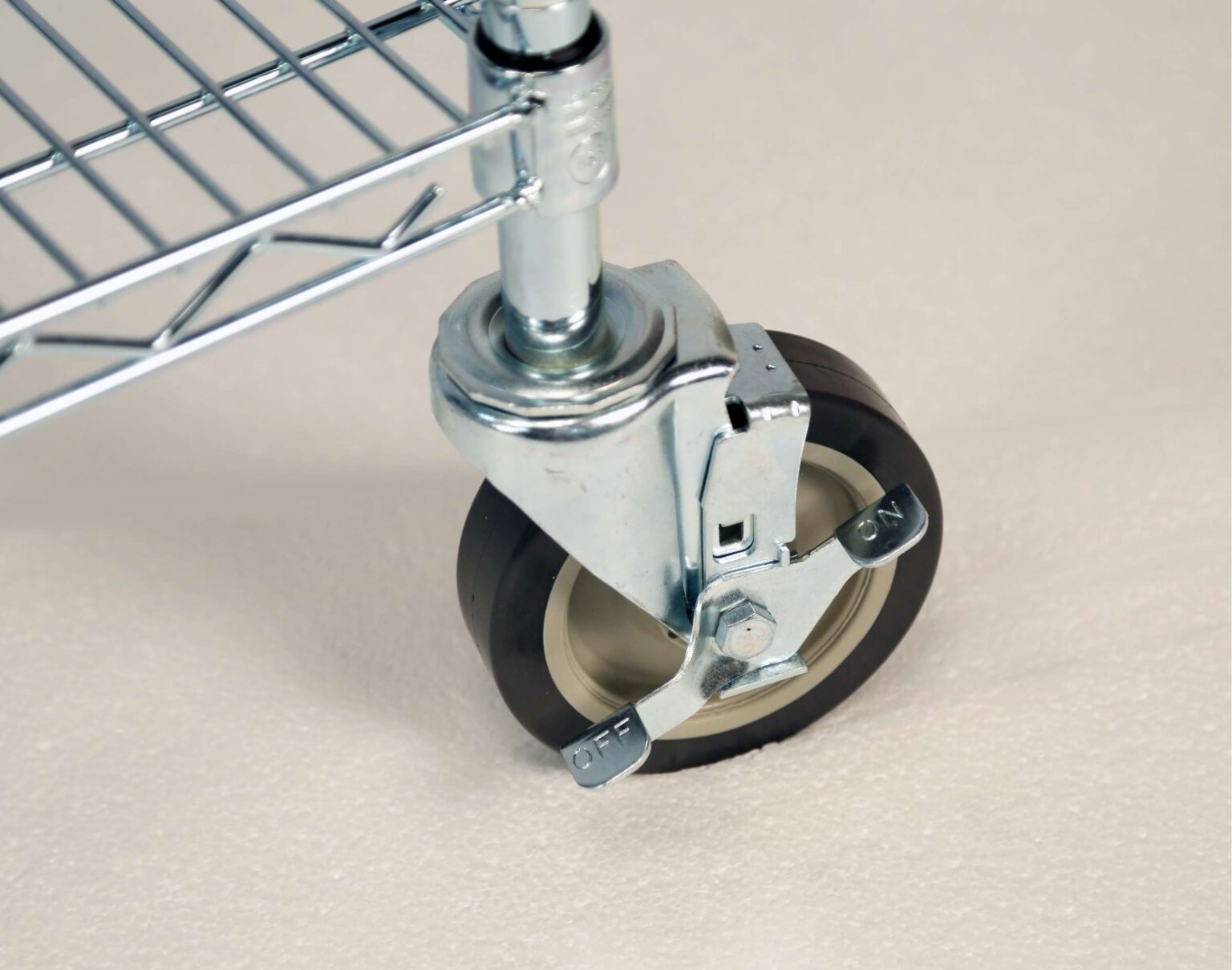 Lakeside R183654CC-4 Round Post Wire Cart, NSF, 4 Shelf: 18" x 36", 54 ...